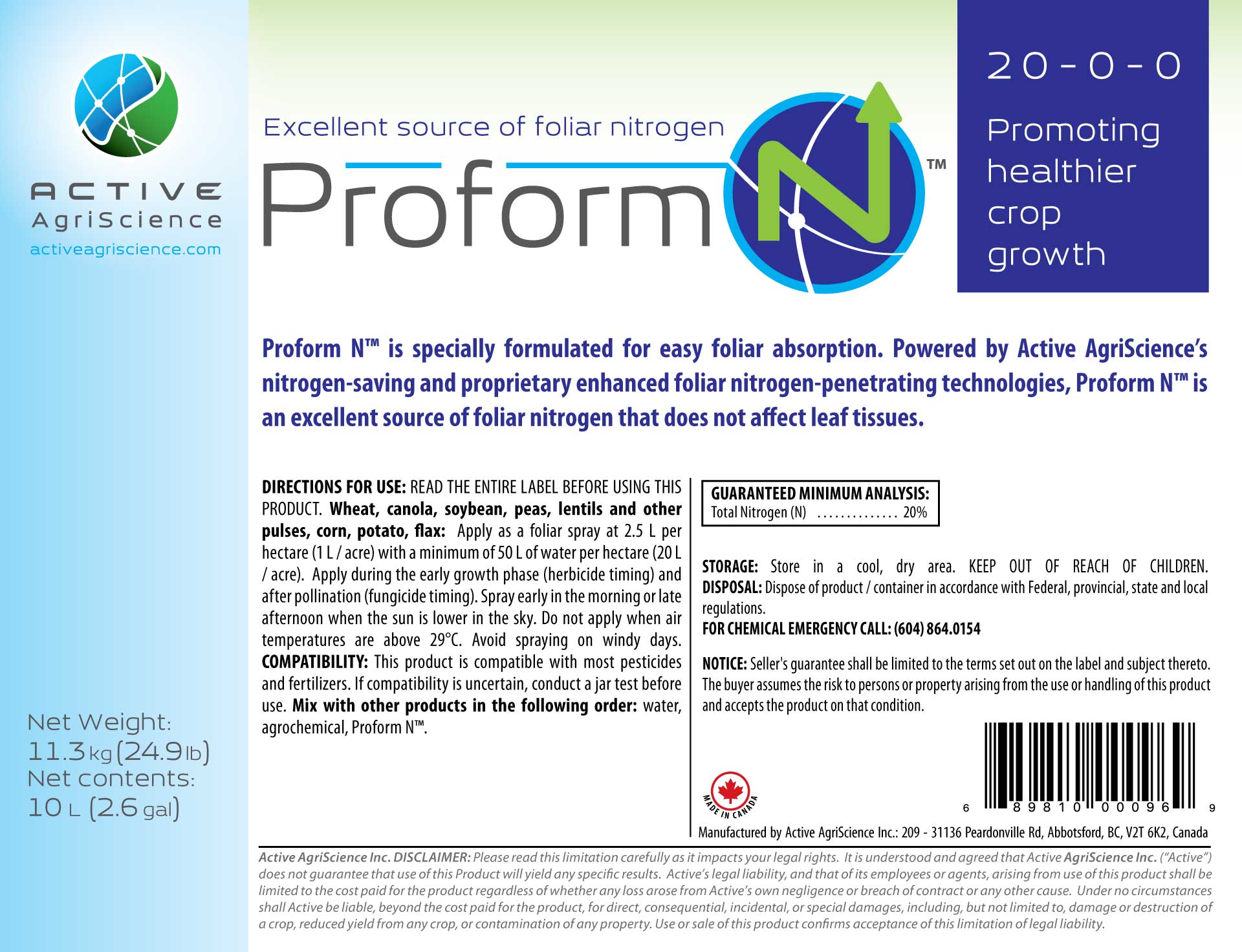 Proform N™ | Active AgriScience