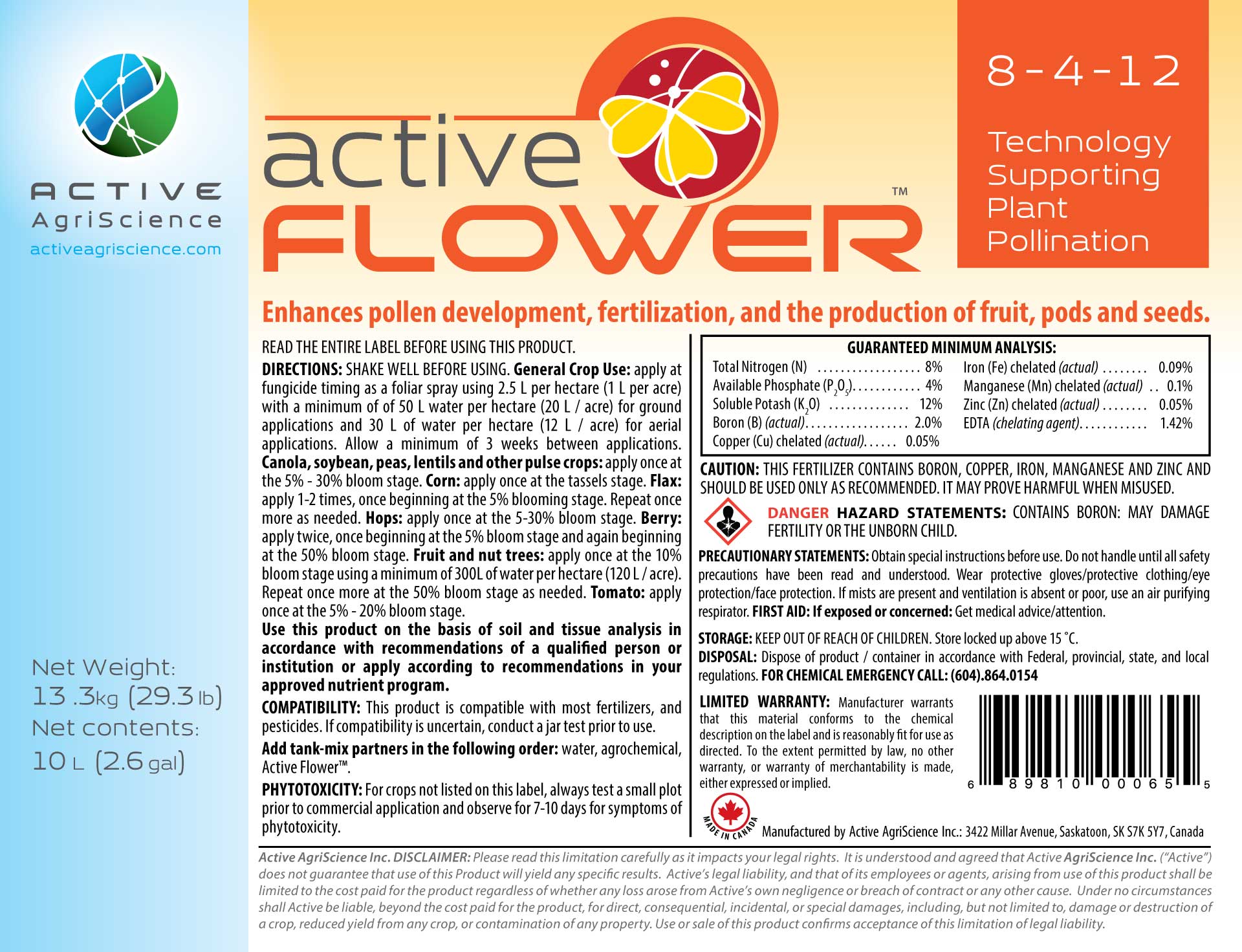 Active Flower™ | Active AgriScience