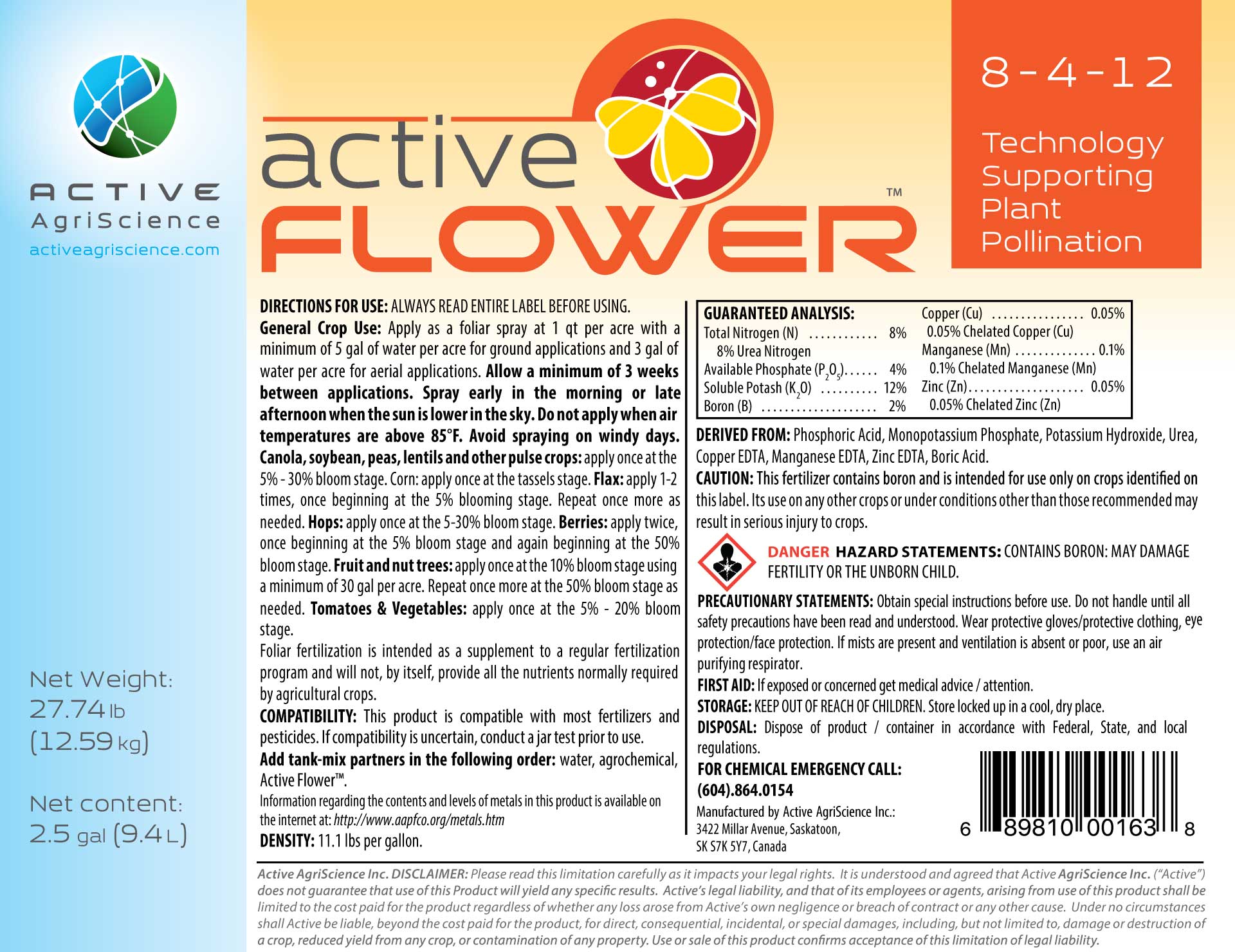 Active Flower™ | Active AgriScience