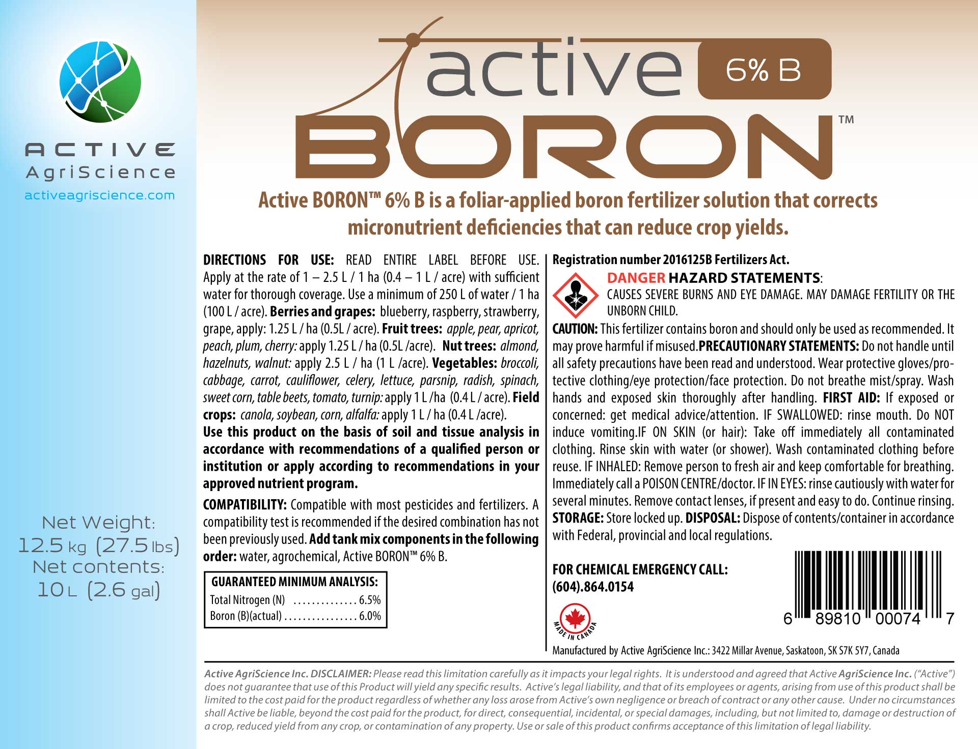 Active Boron™ | Active AgriScience