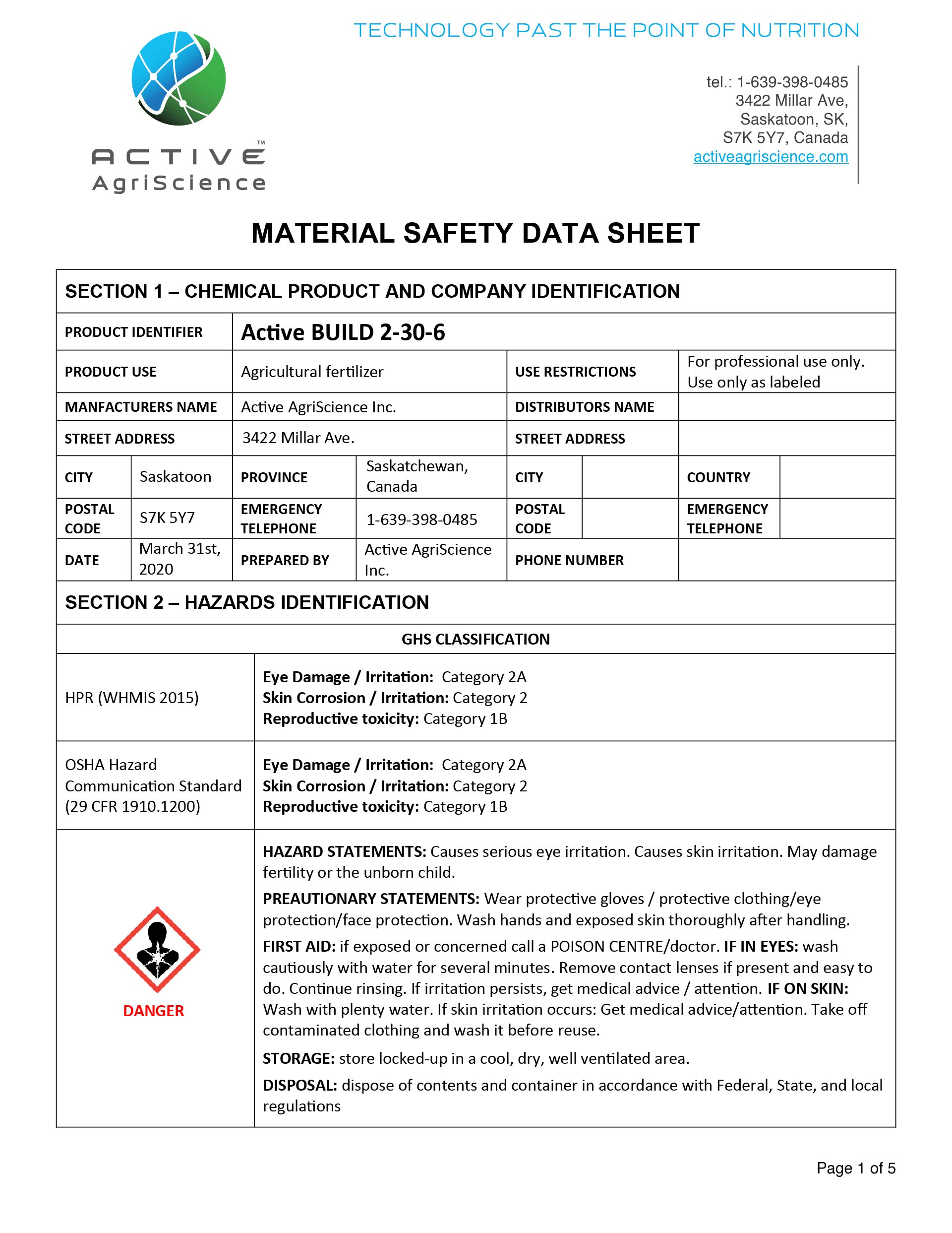 Active Build™ | Active AgriScience