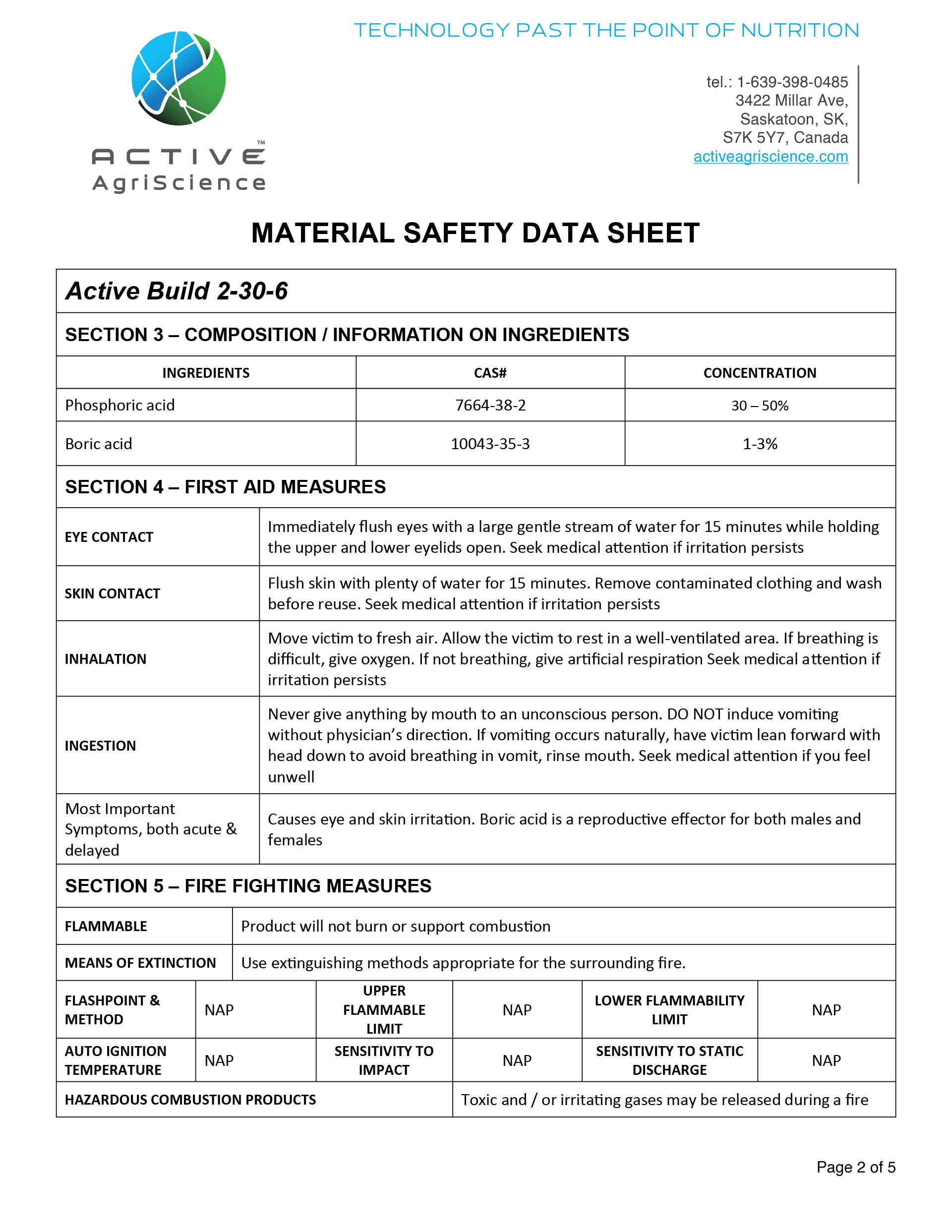 Active Build™ | Active AgriScience