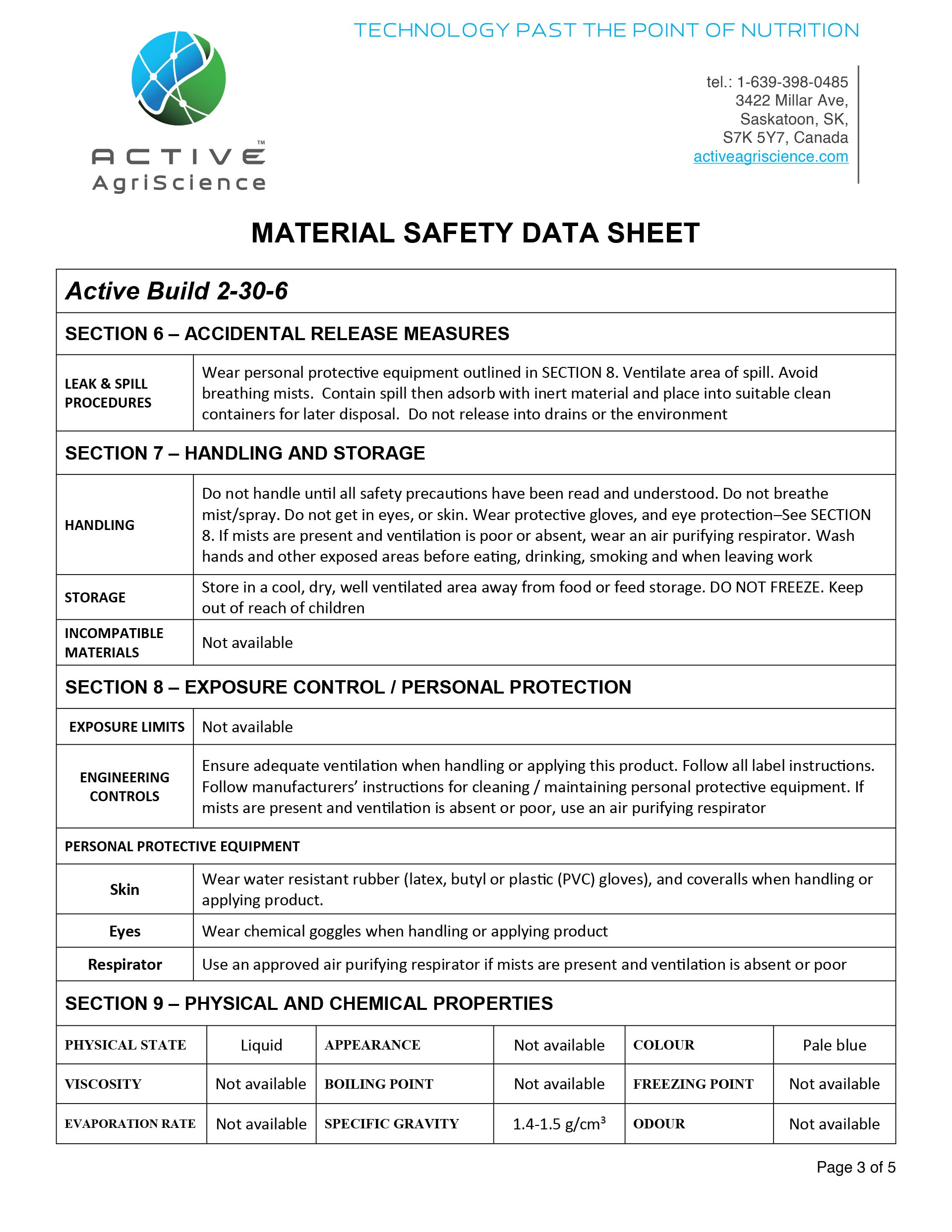 Active Build™ | Active AgriScience